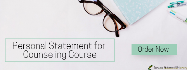 Counseling Personal Statement From Subject-Relevant Experts