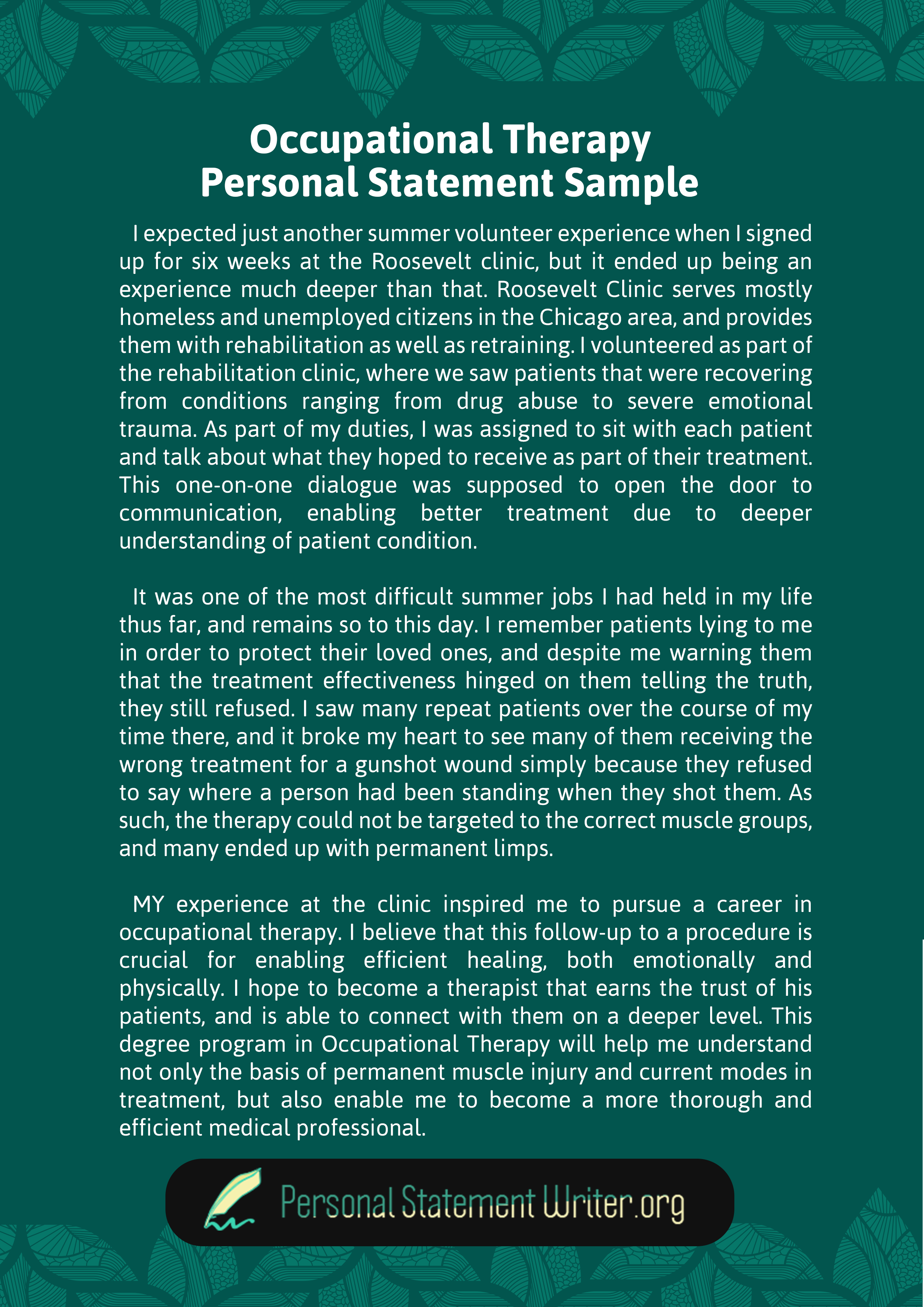 Check These Impressive Good Personal Statement Examples