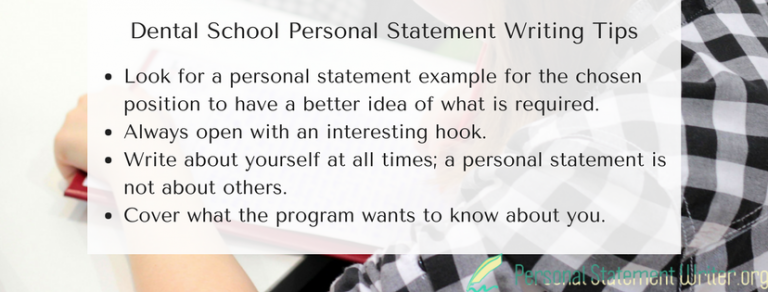Best-Ever Dental School Personal Statement Writing Service