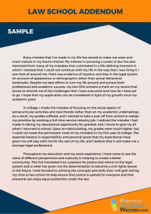 Law School Personal Statement Writing & Editing Help Online