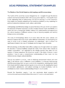 Write a Successful Personal Statement UCAS International Student